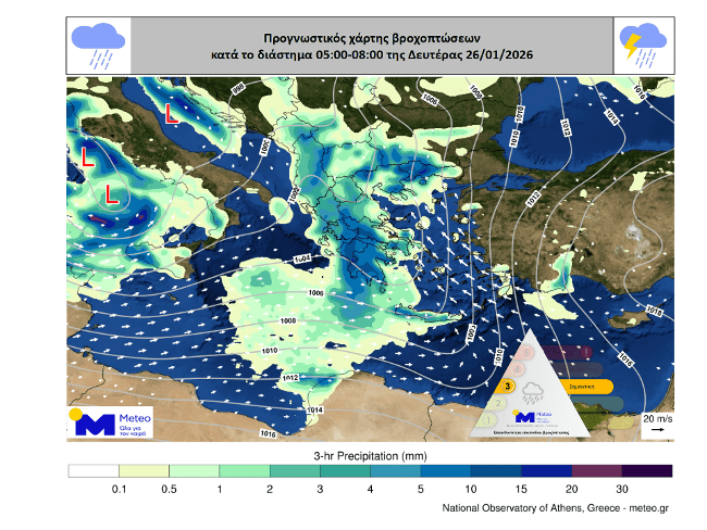 Ισχυρές καταιγίδες ακόμα και χαλάζι σήμερα | Crisismonitor.gr